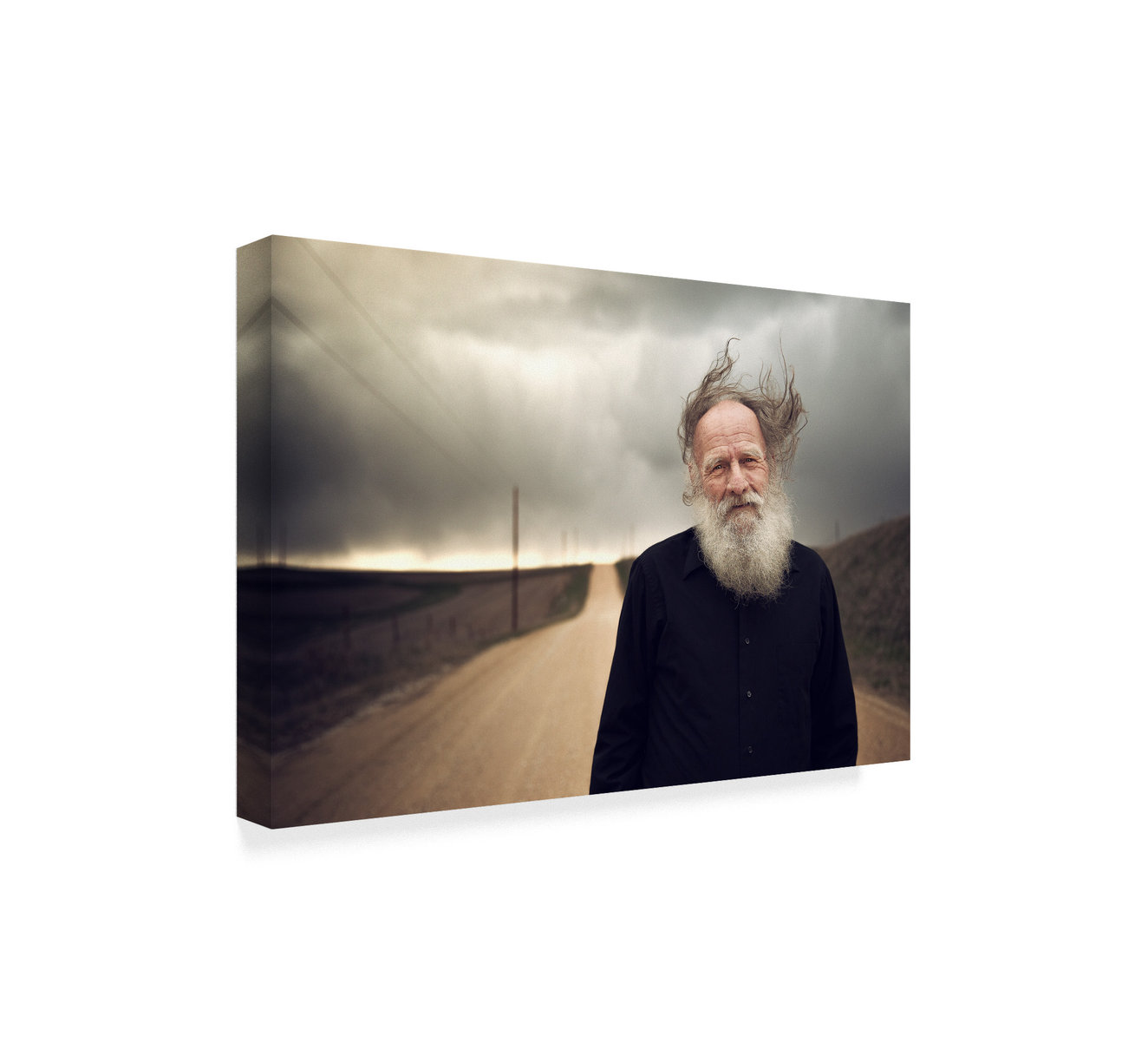 Jake Olson 'Aging Storm' Canvas Art, 47"x30" - Contemporary - Prints ...