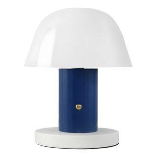 Creative Designer Touch Switch Semicircle Table Lamp - Contemporary ...