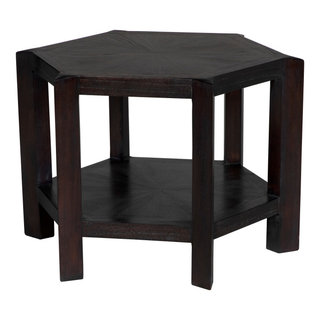 Yehuda Large Side Table, Sombre Finish - Transitional - Side Tables And ...
