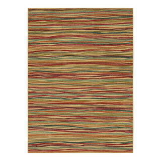 Mohawk Home Soho Melody Stripe Multi, 5'x7' - Contemporary - Area Rugs ...