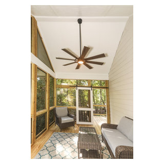 Rockingham Way Porch and Deck - Rustic - Porch - Atlanta - by Tracy ...