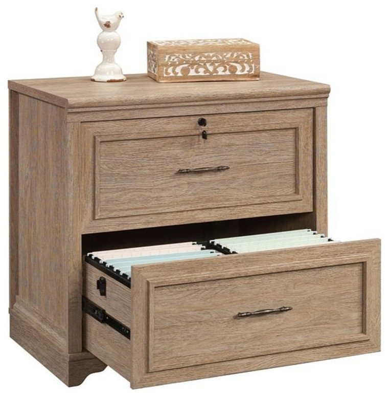 Sauder Rollingwood Engineered Wood Lateral File in Brushed Oak ...
