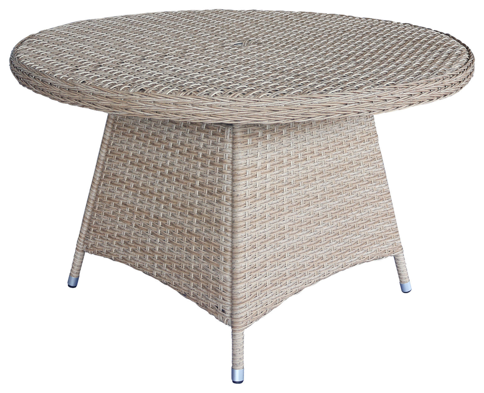 Outdoor Wicker Patio Dining Table - Tropical - Outdoor Dining Tables ...