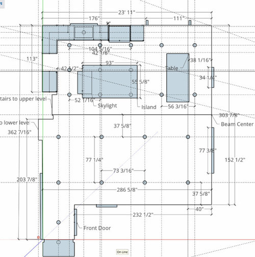 Lighting Plan for 20x25 Kitchen/Living Area | Houzz Forum