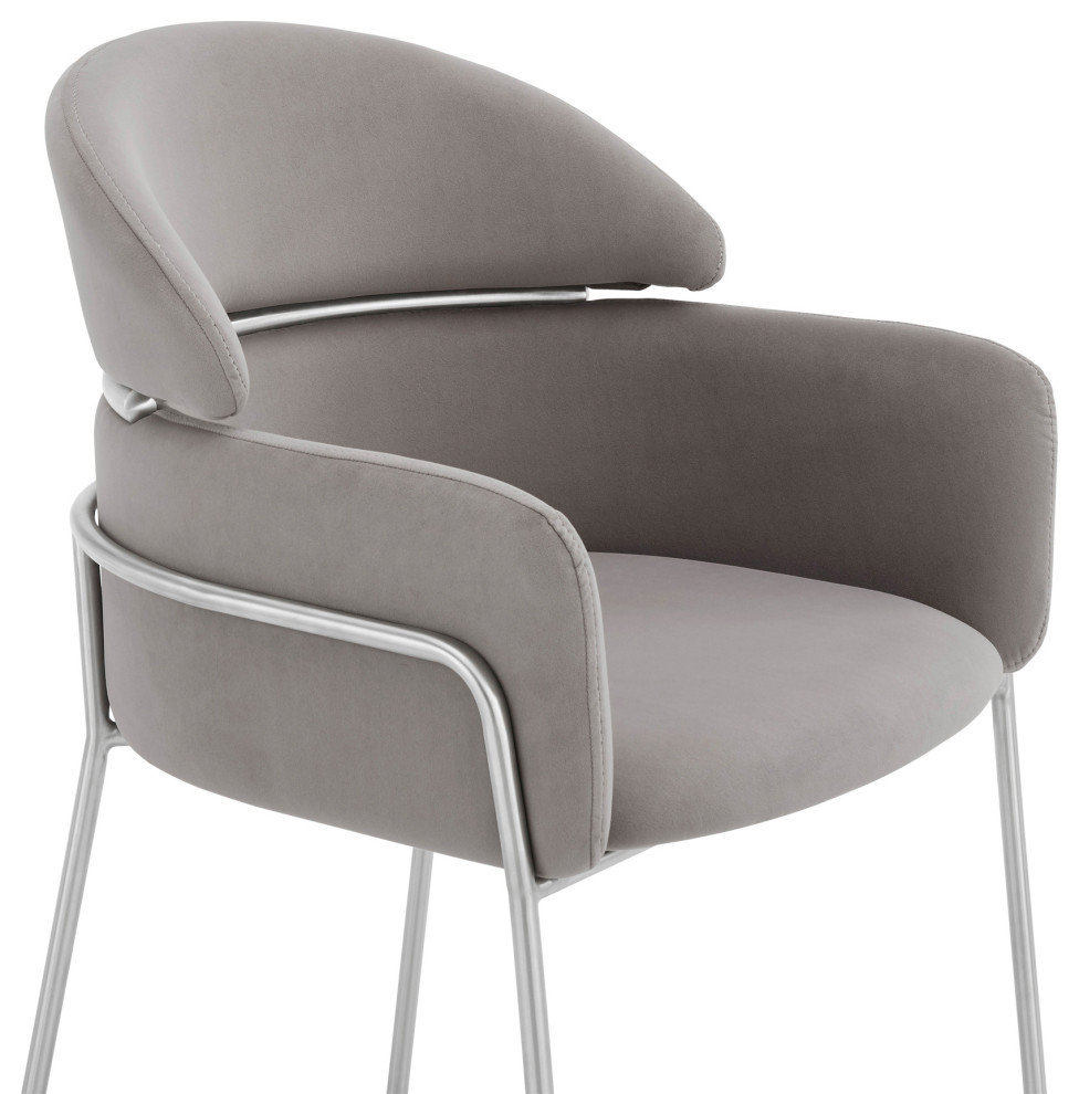 Cressida and Portia Fabric 7-Piece Rectangular Dining Set, 7 Piece ...