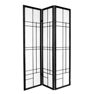 6' Tall Eudes Shoji Screen, 3 Panels - Asian - Screens And Room ...