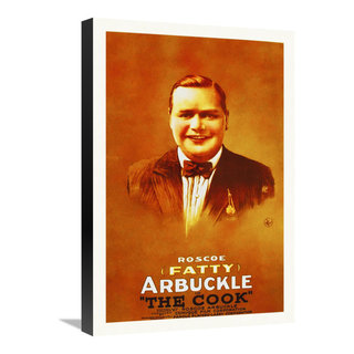 "Arbuckle in The Cook, 1918" Canvas by Hollywood Photo Archive, 12x18 ...