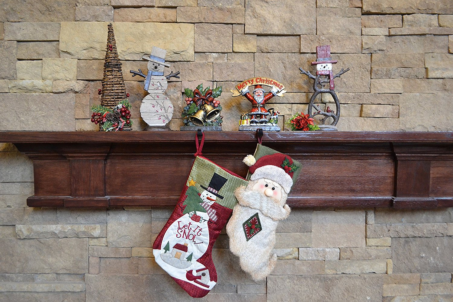 Cast Iron Bell Christmas Stocking Holder - Traditional - Christmas ...