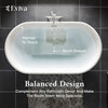 Eviva Eclipse 59" White Freestanding Bathtub - Contemporary - Bathtubs - by Eviva | Houzz