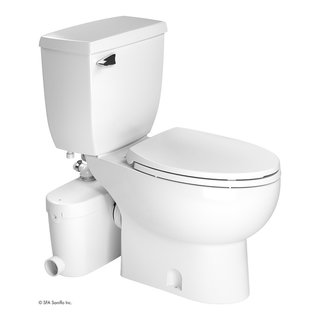 Saniflo Saniaccess 3 Elongated Toilet Kit - Contemporary - Toilets - by ...