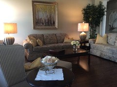 GREAT ROOM - (15' ceiling) & (13' X 18' room size)