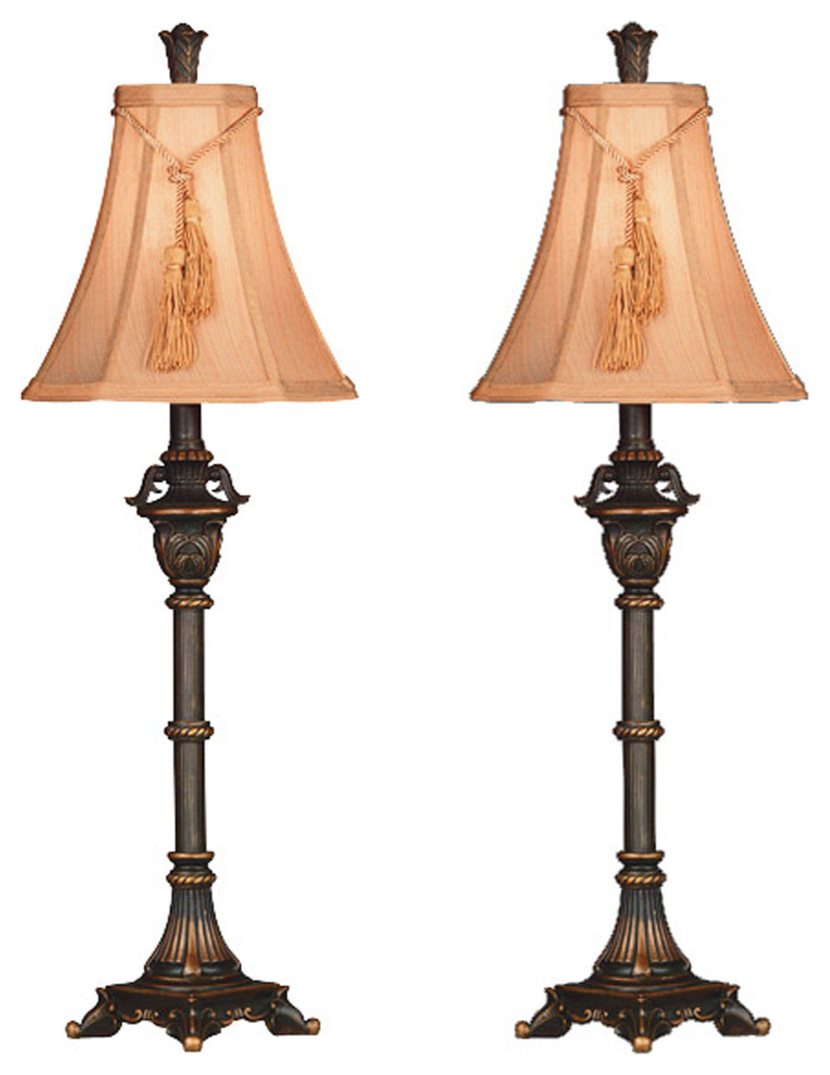Kenroy D196745 Buffet Lamp 2-Pack, Rowan - Traditional - Lamp Sets - by ...