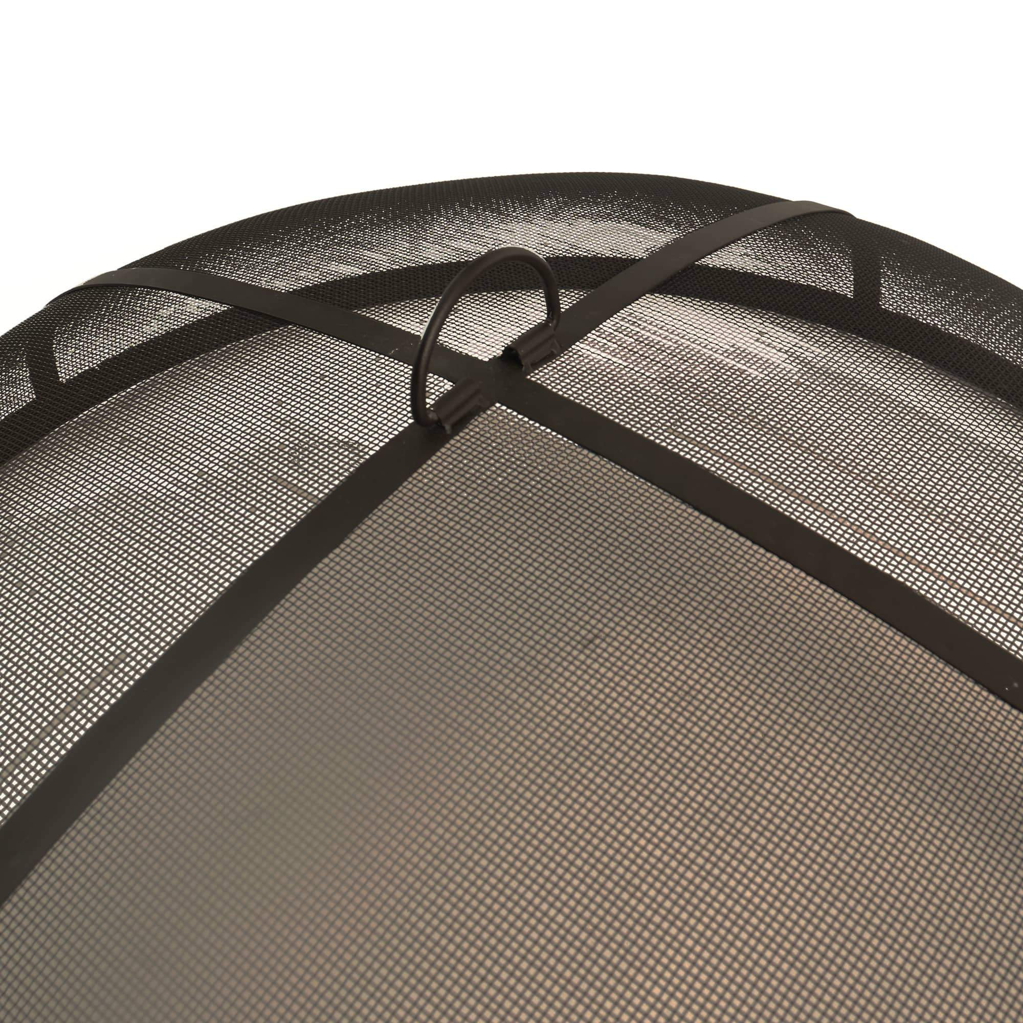 Bluegrass Living 33" Steel Fire Pit Spark Screen Cover BSS-33 ...
