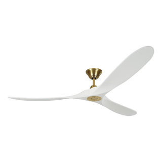 Monte Carlo Fan Company Maverick Max Ceiling Fan, Brass - Transitional ...