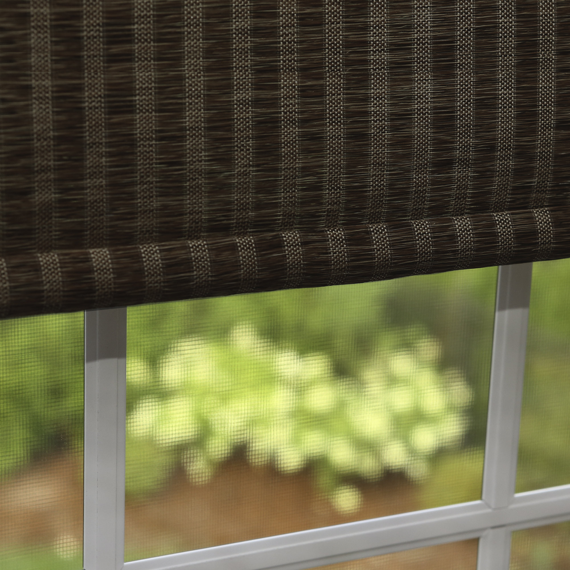 Samoa Premium Single Roller Window Shade, Chocolate, 26" - Contemporary ...
