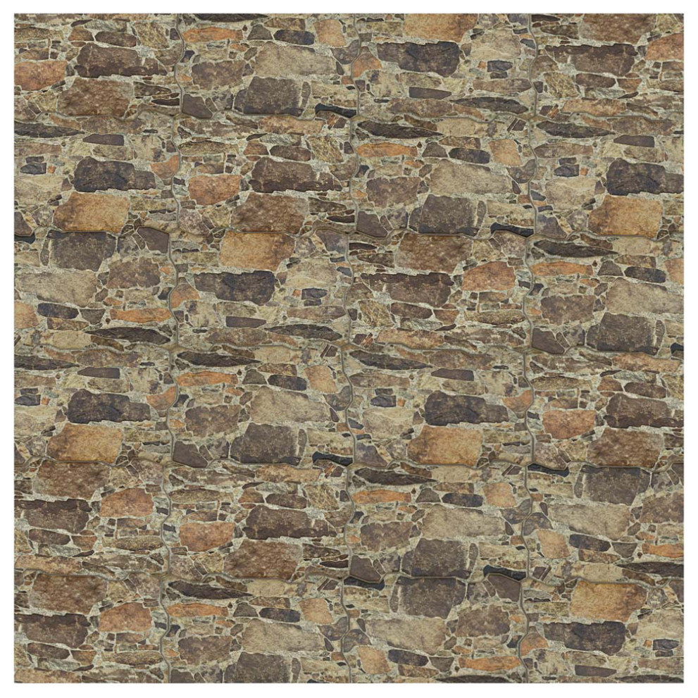 Rambla Porcelain Floor and Wall Tile, Arena, Sample - Traditional ...