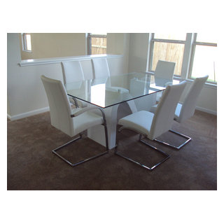Dali Table & Alberti Dining Chairs - Contemporary - Dining Room ...