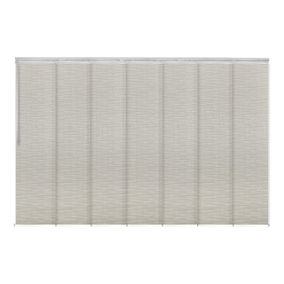 Eliana 7-Panel Track Extendable Vertical Blinds 110-153"W, 116" H ...