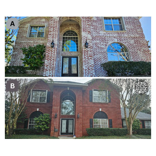 Before and after (German Smear) - Rustic - Exterior - Tampa - by German ...