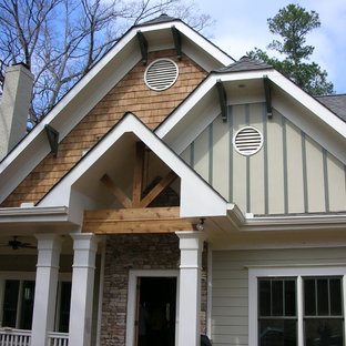 75 Beautiful Metal Exterior Home With A Clipped Gable Roof Pictures ...