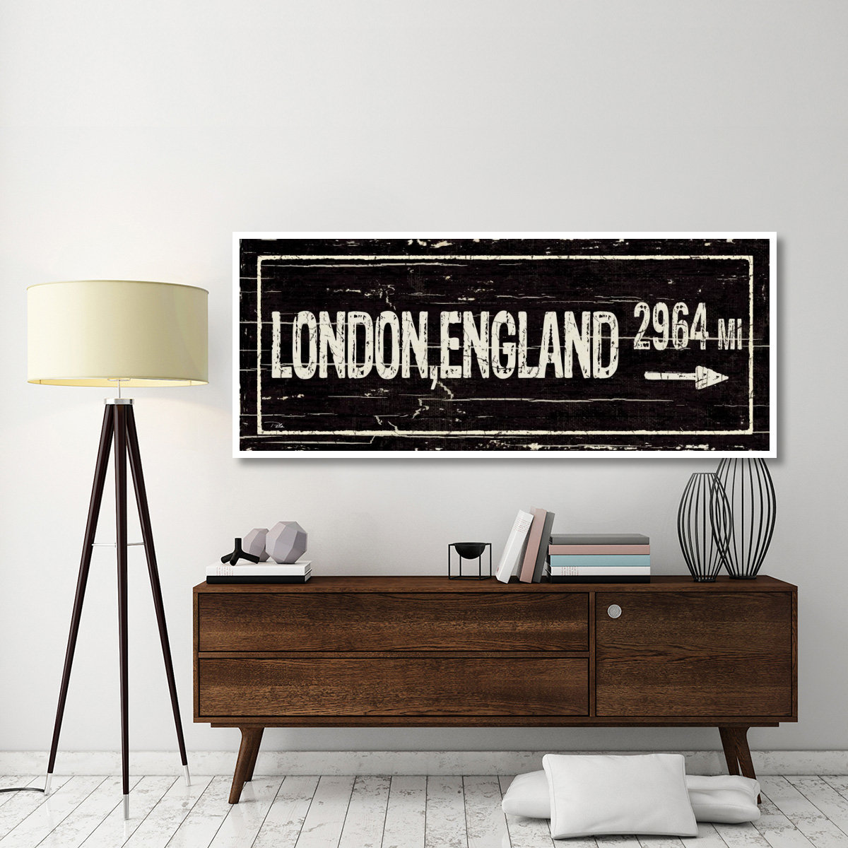 "Destination Signs IV" Digital Paper Print by Pela Studios, 32"x14", 77 ...