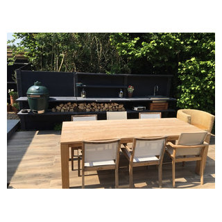 WWOO outdoor kitchen with dining area - Modern - Hertfordshire - by ...
