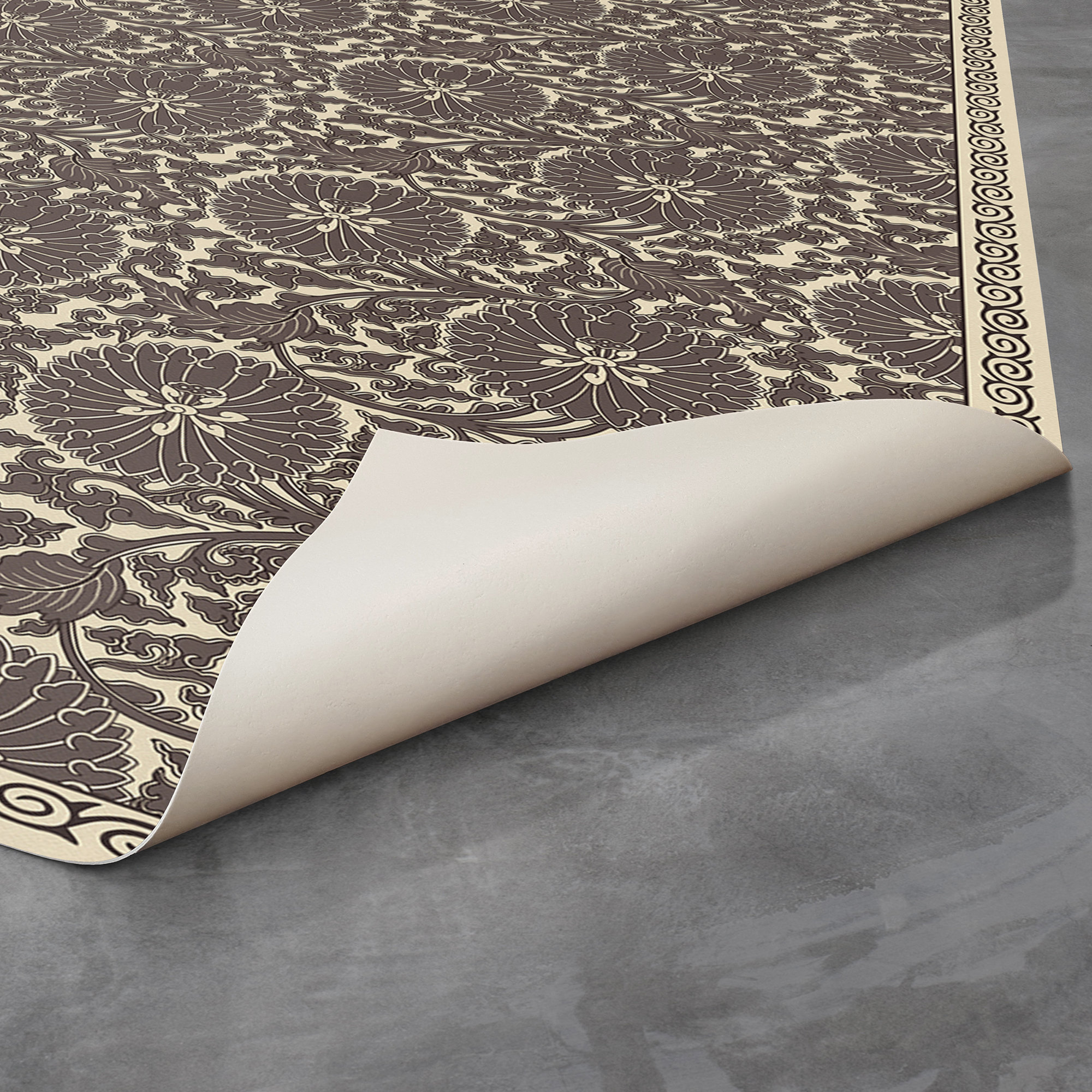 Joli Sol Henna Vinyl Mat, 36x60 Rectangle - Contemporary - Area Rugs ...