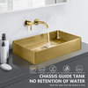 Rectangle Stainless Steel Modern Bathroom Sink - Contemporary ...