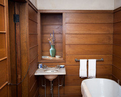 Frank Lloyd Wright updated bathroom