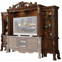 ACME Dresden Poly-Resin & Wood Entertainment Center Side Pier/Hutch ...