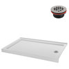 Streamline 60"x36" Corner Acrylic Shower Base - Modern - Shower Pans ...