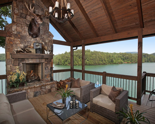 25 Best Rustic Back Porch Ideas & Decoration Pictures | Houzz