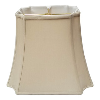 Royal Designs Rectangle Inverted Cut Corners Lamp Shade, 19x19x14 ...