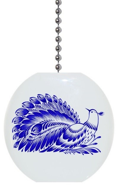 Folk Art Bird Ceiling Fan Pull - Contemporary - Ceiling Fan Accessories ...