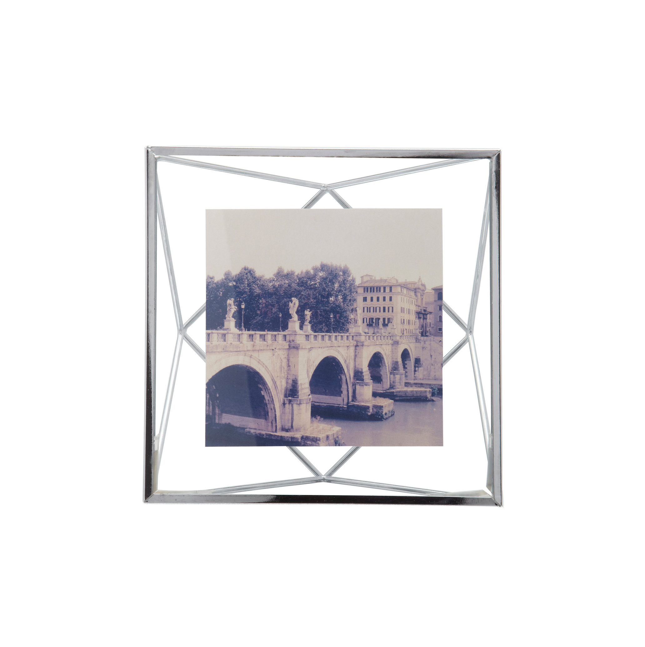 Umbra Prisma Picture Frame, 4"x4", Chrome - Contemporary - Picture ...