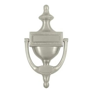 DKR75U5 Door Knocker, Victorian Rope, Antique Brass - Traditional ...