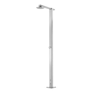"Square" Free Standing Shower Column - Contemporary - Outdoor Showers ...