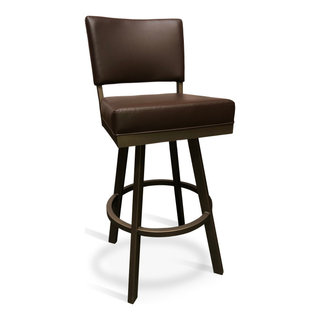 Tempo Furniture Malibu Swivel Stool by Furnish Theory, Dimensions (W x ...