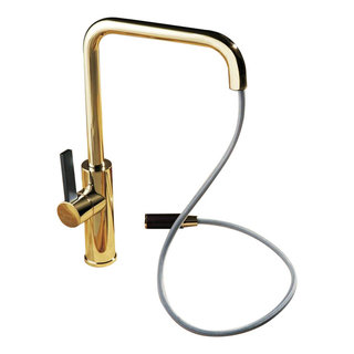 Luz Mono Shower Faucet, Chrome - Contemporary - Kitchen Faucets - by ...