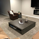 Palliser Furniture, Muse Cocktail Table With Casters, Square - Rustic ...