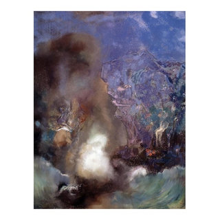 "Roger and Angelica" Digital Paper Print by Odilon Redon, 14"x18", 33 ...