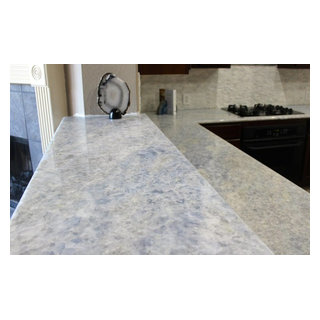 Kitchen - Iceberg Blue Quartzite Countertops - Modern - Kitchen ...
