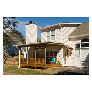 Side door bracket portico - Exterior - Atlanta - by Georgia Front Porch ...