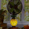 Table Fan/Lamp, Mosaic Glass Pineapple - Tropical - Electric Fans - by ...