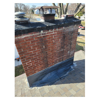 New Chimney Flashing & Counter Flashing - Traditional - Exterior ...
