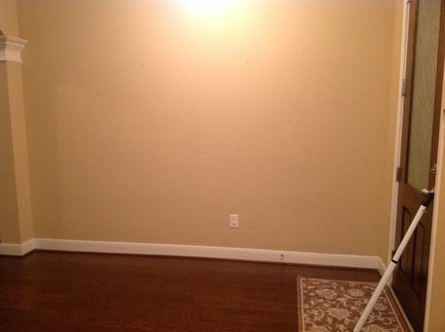 Empty entryway walls