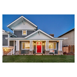 San Carlos Craftsman Split Level Addition - Transitional - San ...