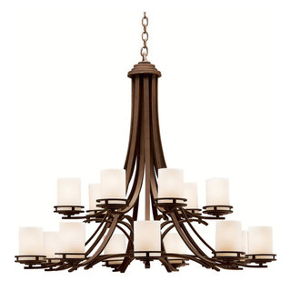 Hendrik Chandelier 15-Light, Olde Bronze - Craftsman - Chandeliers - by ...