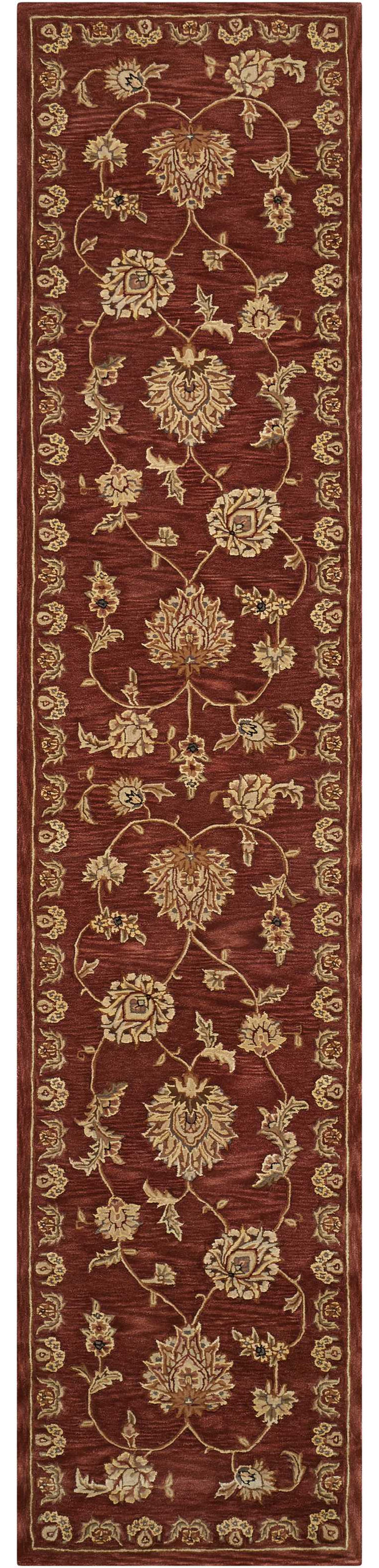 Nourison 2000 Beige Area Rug, 2'6"x12' Runner - Traditional - Hall And ...