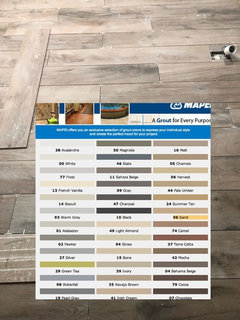 grout color selection
